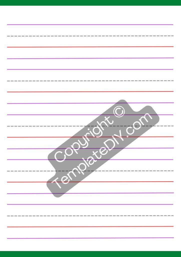 First Grade Writing Paper Template Printable PDF & Word