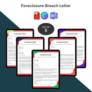 Foreclosure Breach Letter Sample with Examples [Word]