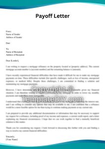 Mortgage Payoff Letter Sample with Examples [Word]