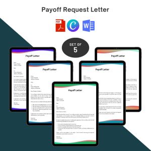 Payoff Request Letter Template | PDF Sample & Example