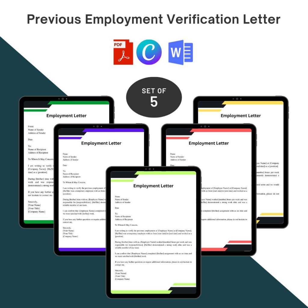 Food Stamp Verification Letter Sample Template and Examples