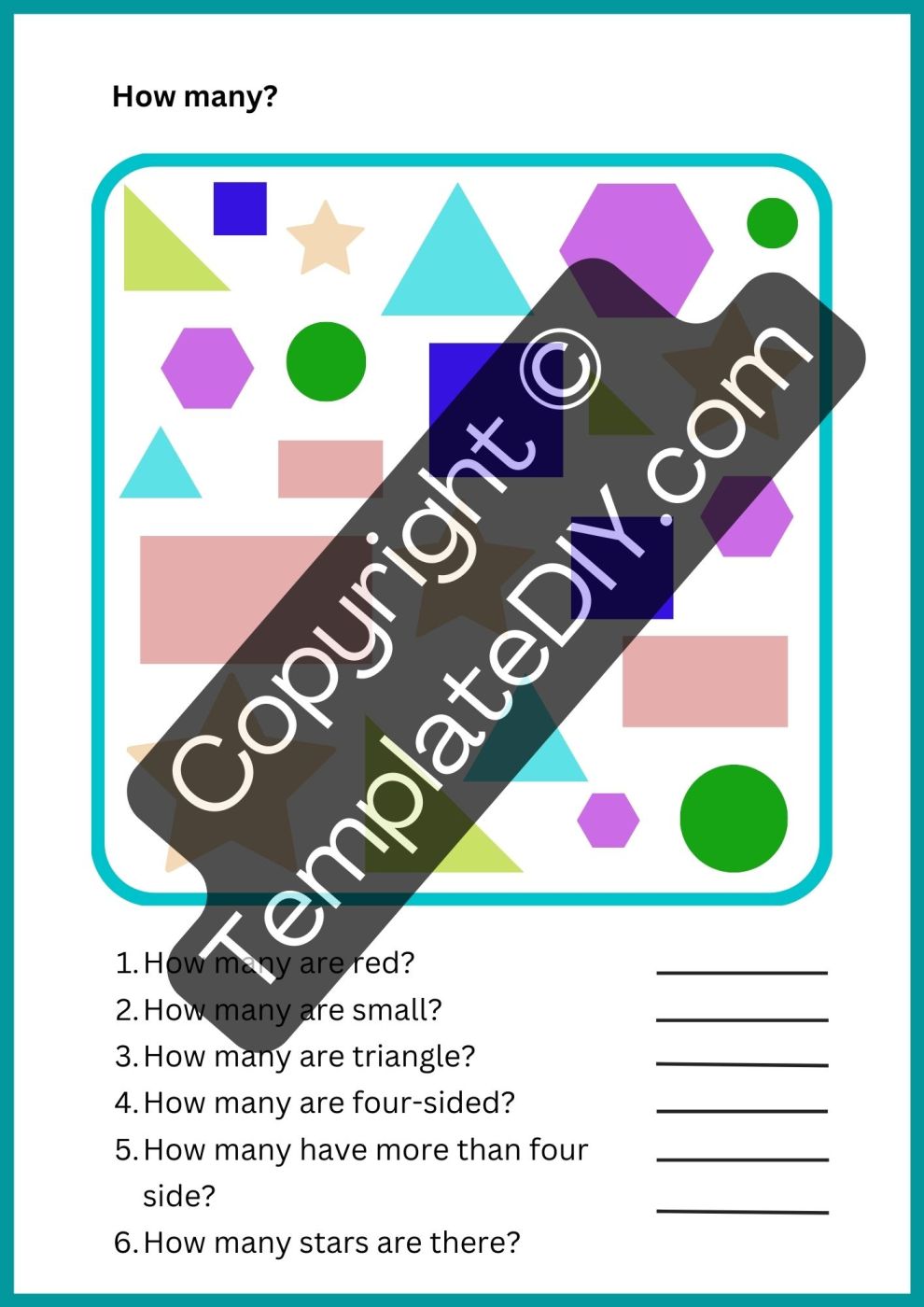 3rd Grade Fun Worksheets Template Printable PDF, Word