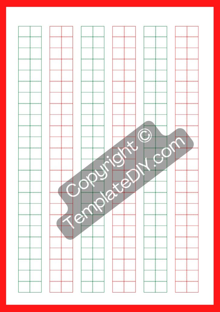 Japanese Writing Paper Template Printable PDF, Word