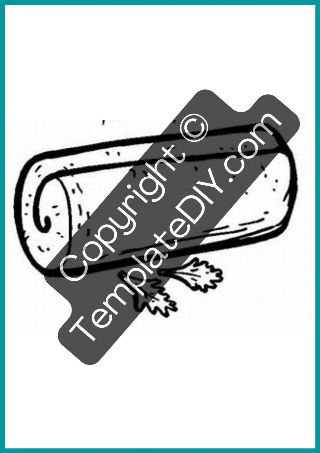 Tortilla Coloring Pages Template Printable Blank PDF