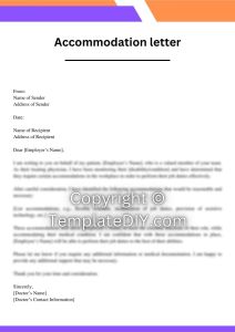 Download Doctor to Employer Accommodation Letter