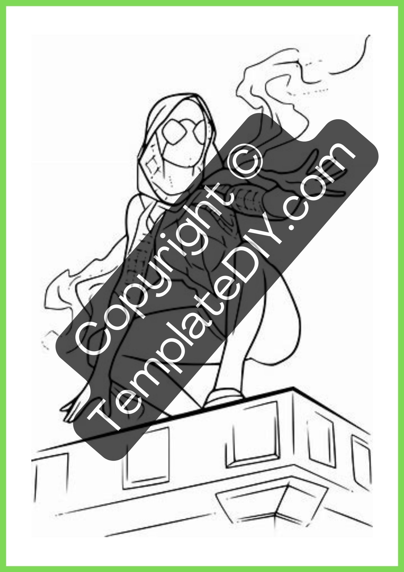 Spider Gwen Coloring Pages