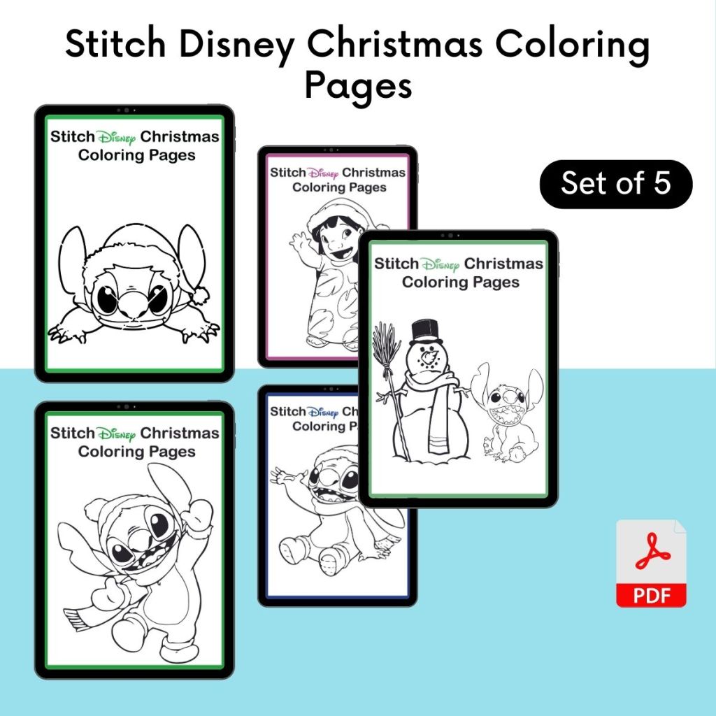 Kids Disney Christmas Coloring Pages
