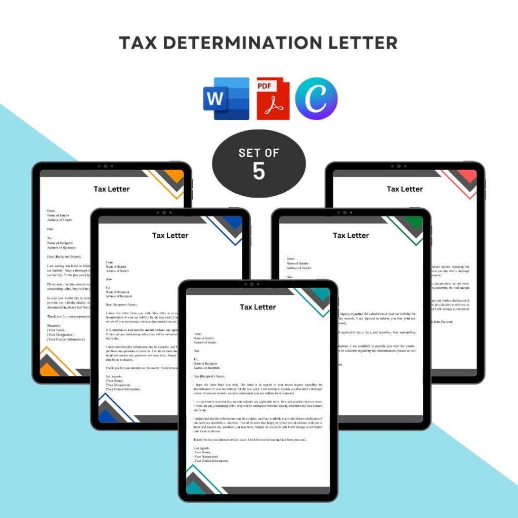11+ Tax Letter Sample Templates with Examples [Word]