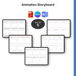 Anime Storyboard Template Printable PDF, Word [Editable]
