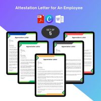 Attestation Letter for An Employee Sample with Examples