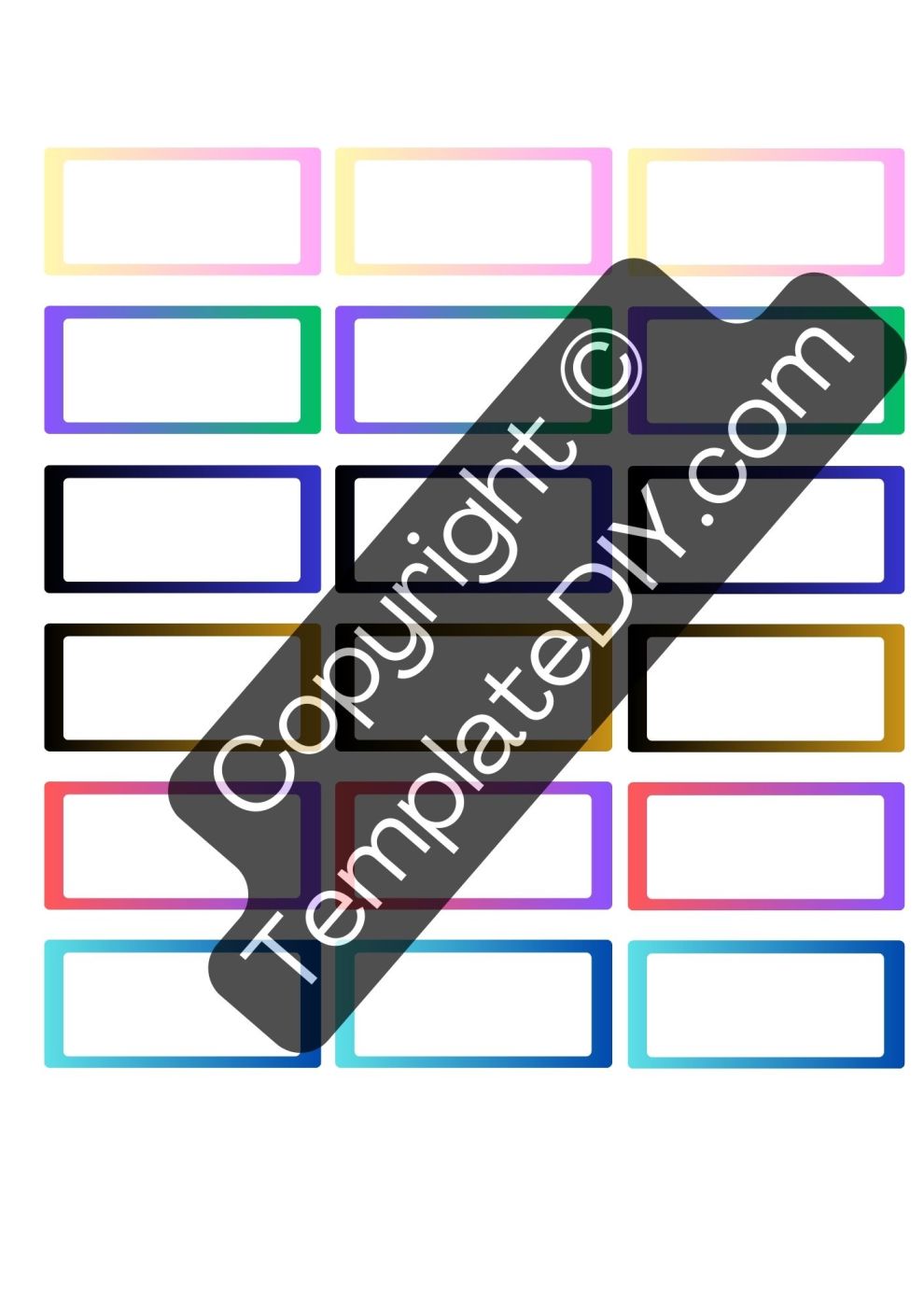 Blank Label Sheets Template Printable PDF, Word [Editable]