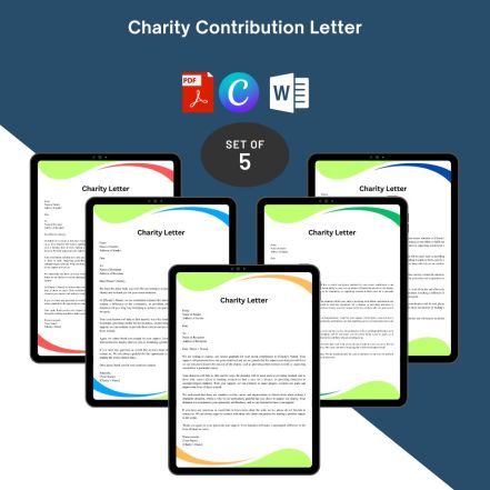 Charity Contribution Letter Sample with Examples [Word]