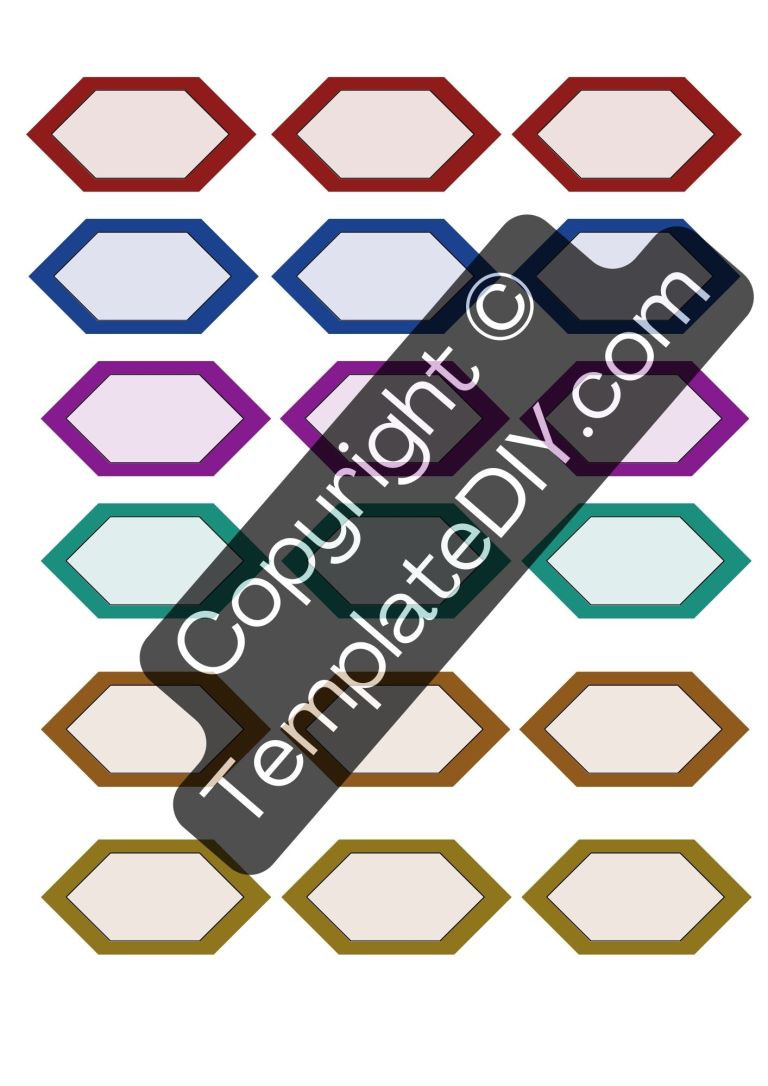 Blank Label Sheets Template Printable PDF, Word [Editable]