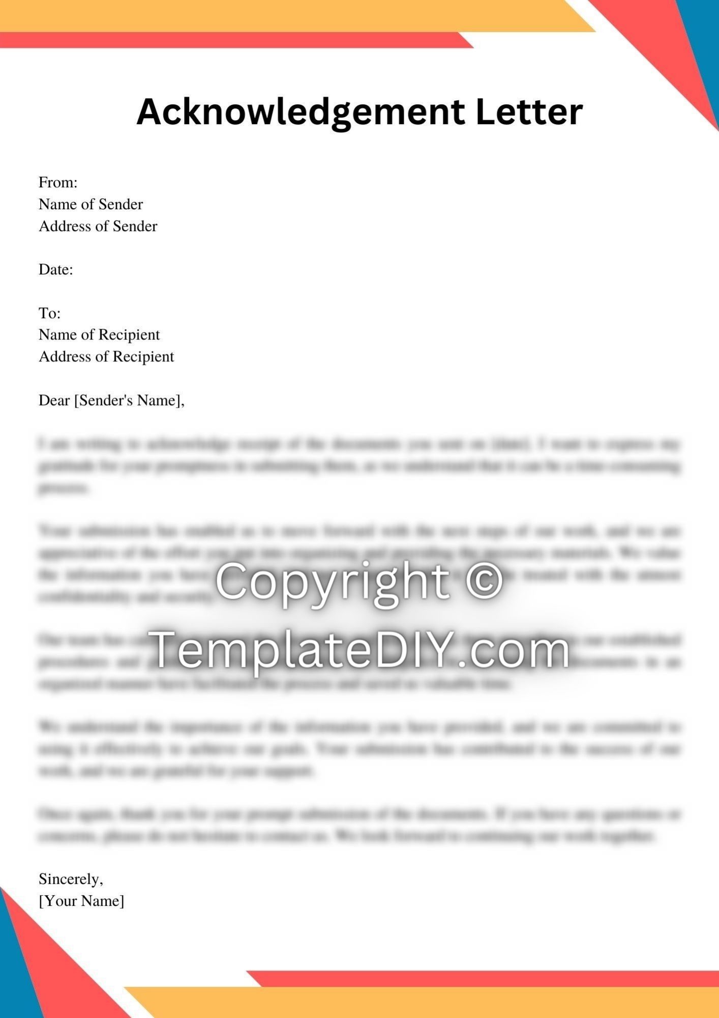 How To Write A Receiving Letter - Infoupdate.org