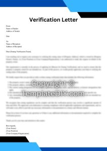 Zoning Verification Letter Template | Editable Download