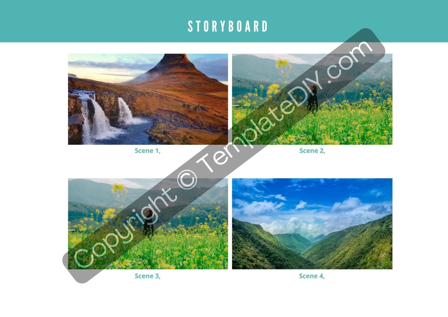 Storyboard Template Printable in PDF, Word [Editable]