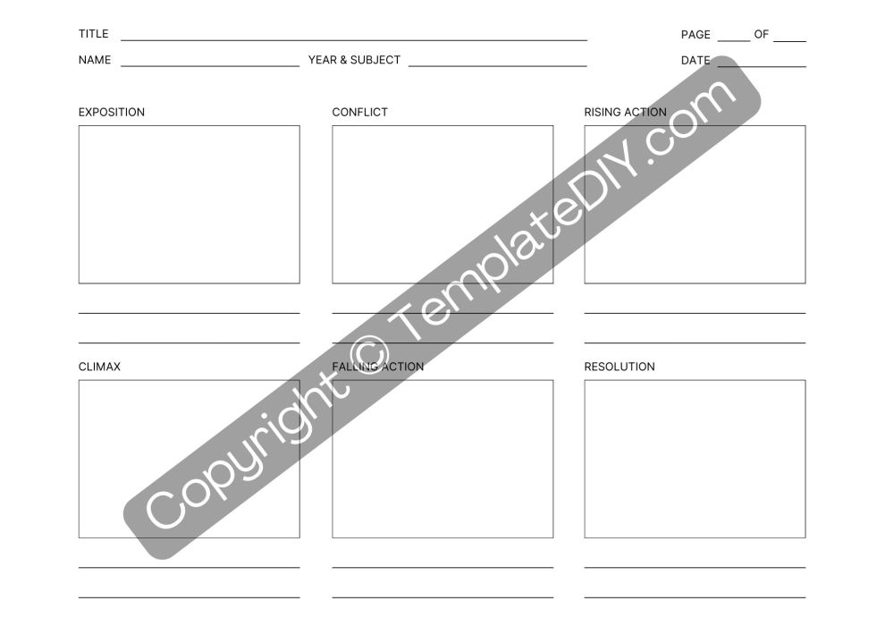 Storyboard Template Printable in PDF, Word [Editable]