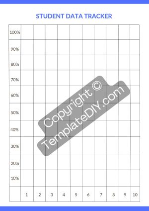 Student Data Tracker Template Printable PDF, Word, Excel