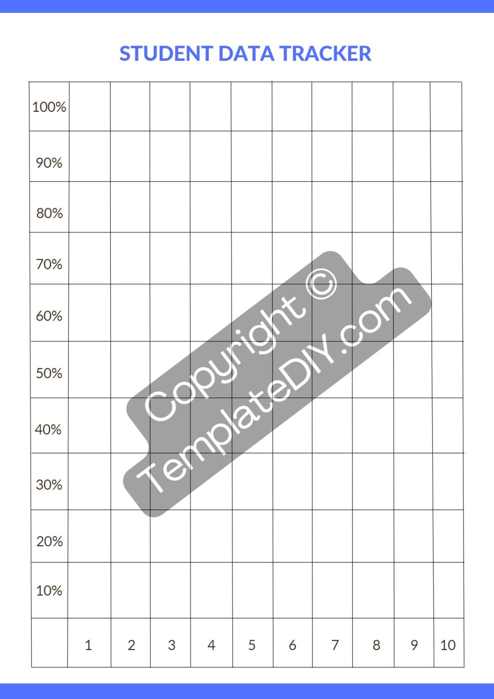 Student Data Tracker Template Printable PDF, Word, Excel