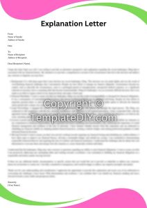 Bankruptcy Letter of Explanation Sample with Examples