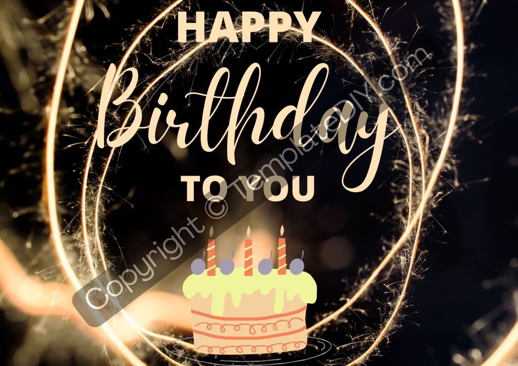 Birthday Banner Template Printable PDF, Word [Editable]