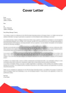 Cover Letter for Web Developer Internship Sample [Word]