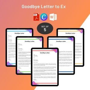 Goodbye Letter to Ex Sample with Examples [Word Editable]