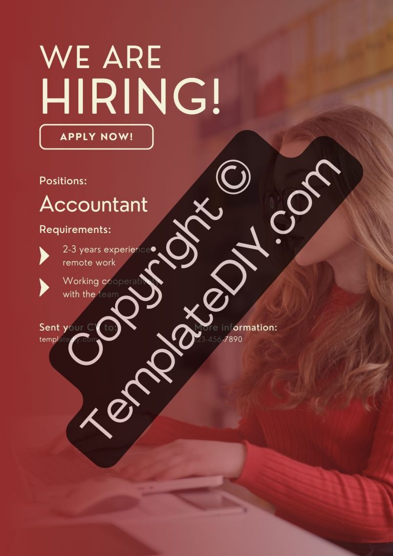 Job Posting Template Printable PDF, Word [Editable]