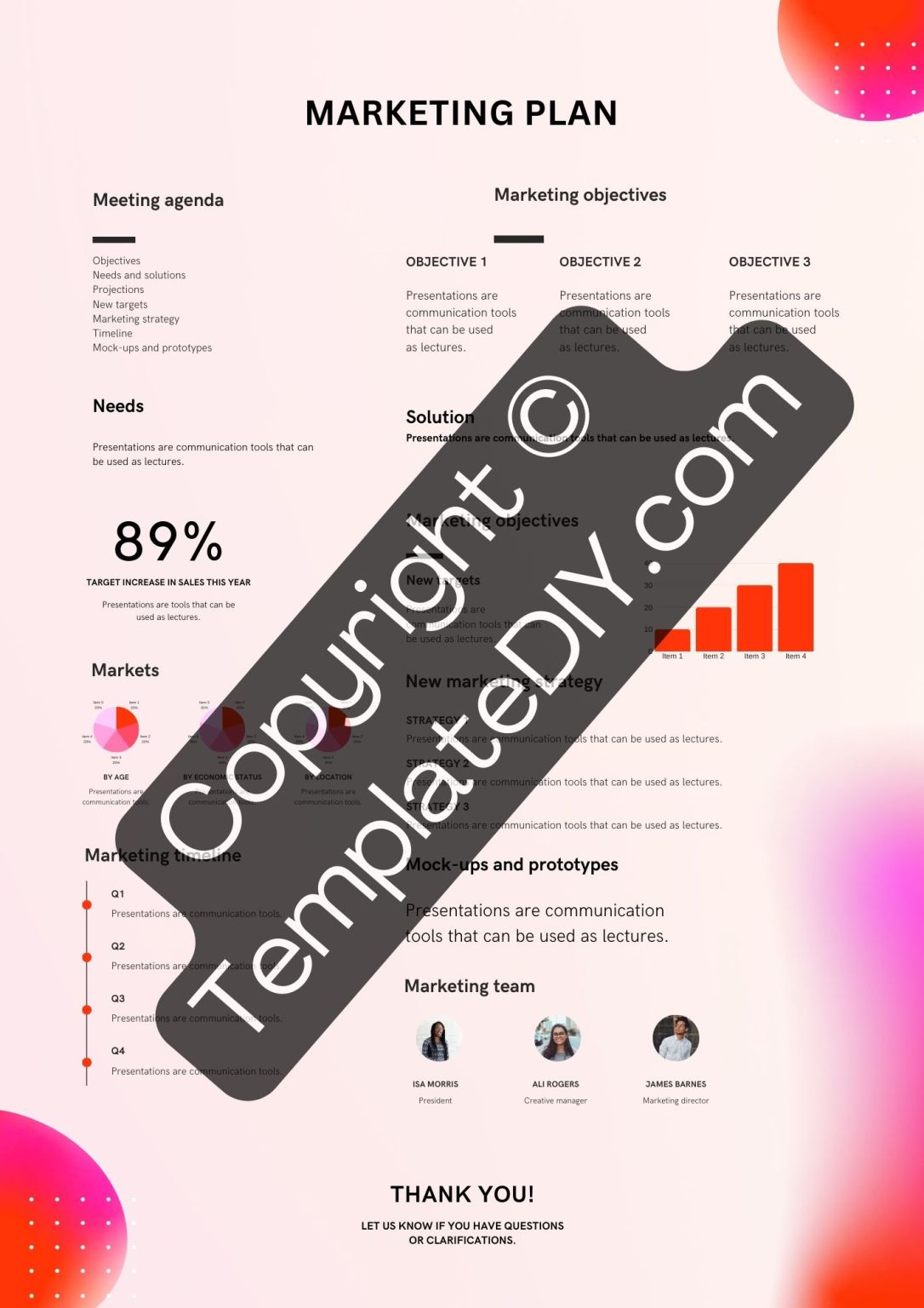 PowerPoint Poster Template Printable PDF, Word [Editable]