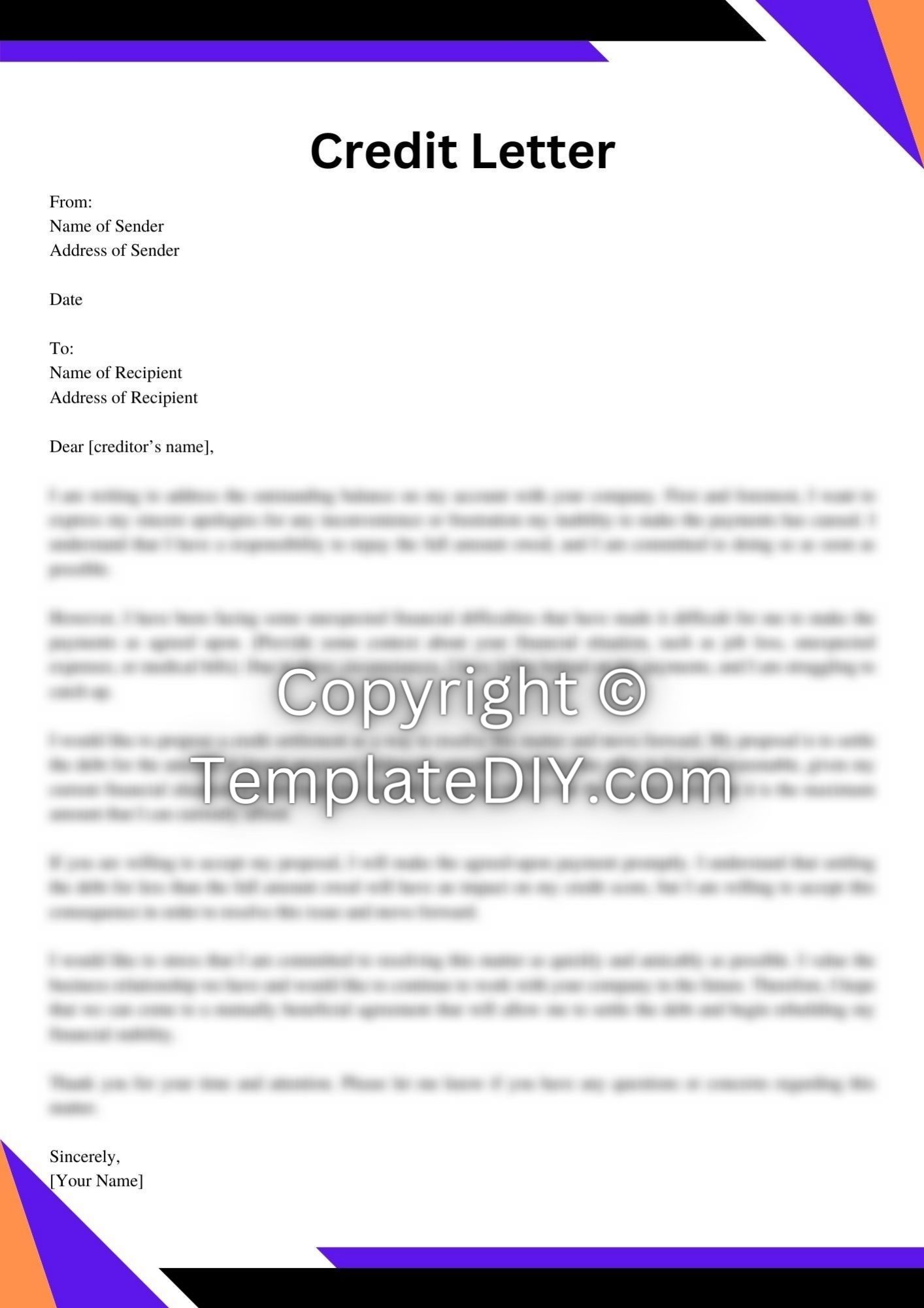 Creditors Balance Confirmation Letter Format In Word Free Template ...