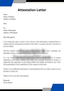 Self Attested Letter Template – Editable & Ready to Use