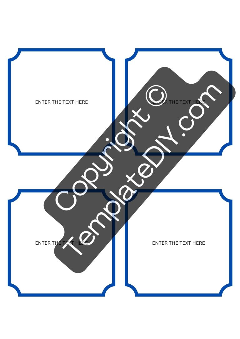 Task Card Template Printable PDF, Word [Editable]