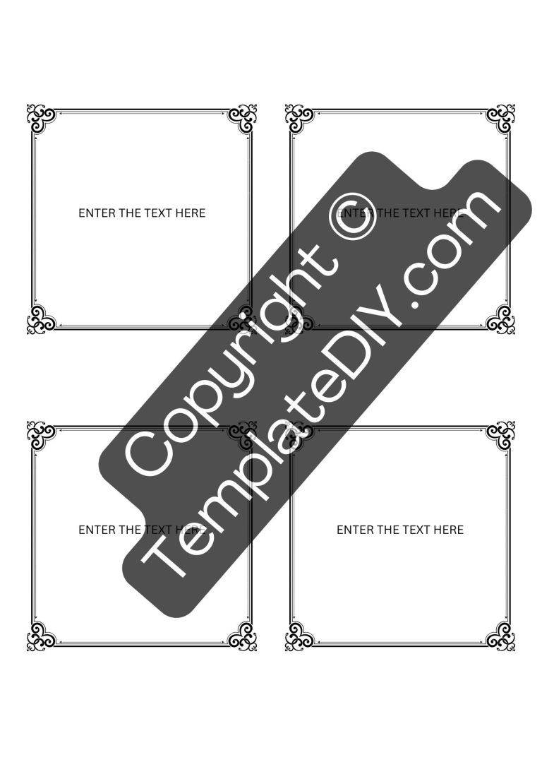 Task Card Template Printable PDF, Word [Editable]