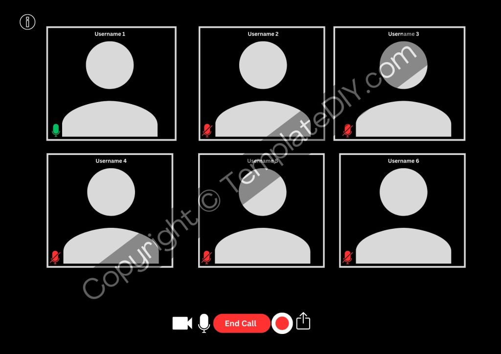 Zoom Meeting Templates Printable PDF, Word [Editable]