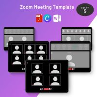 Zoom Meeting Templates Printable PDF, Word [Editable]