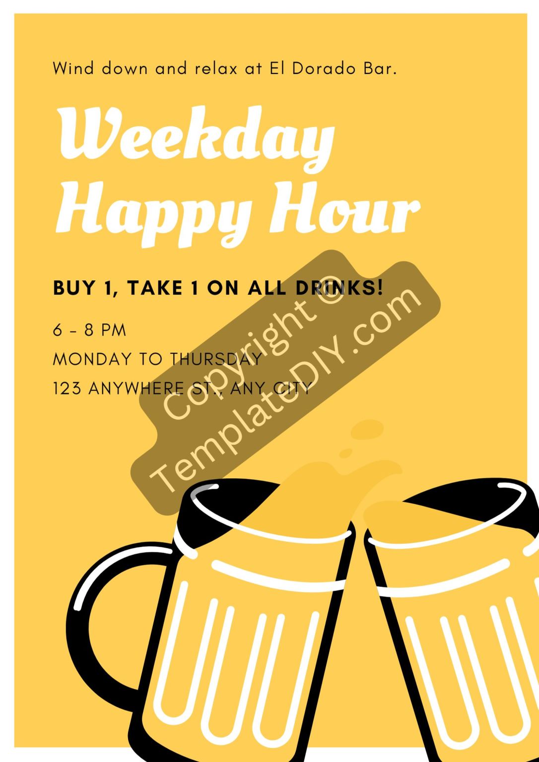Beer Poster Template Printable PDF, Word [Editable]