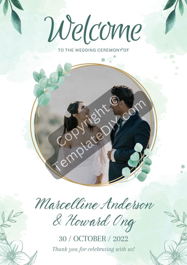 Ceremony Pamphlet Template Printable PDF, Word [Editable]