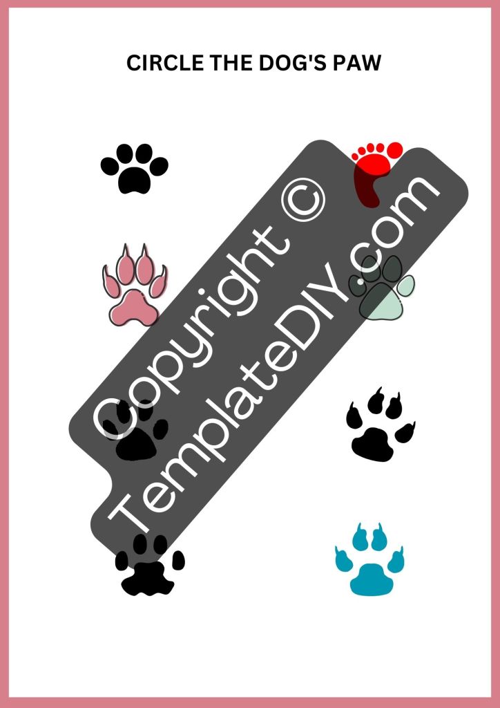Dog Activity Sheets Template Printable PDF, Word, Excel