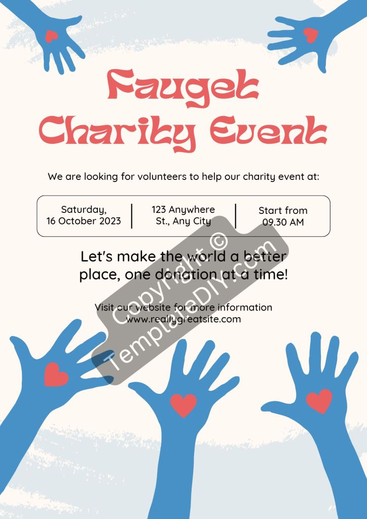 Event Pamphlet Template Printable PDF, Word [Editable]