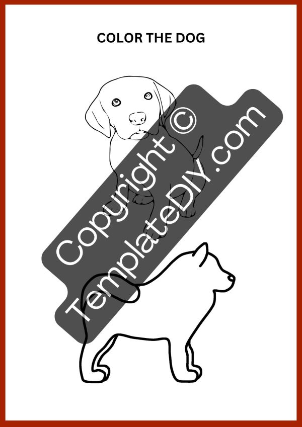 Dog Activity Sheets Template Printable PDF, Word, Excel