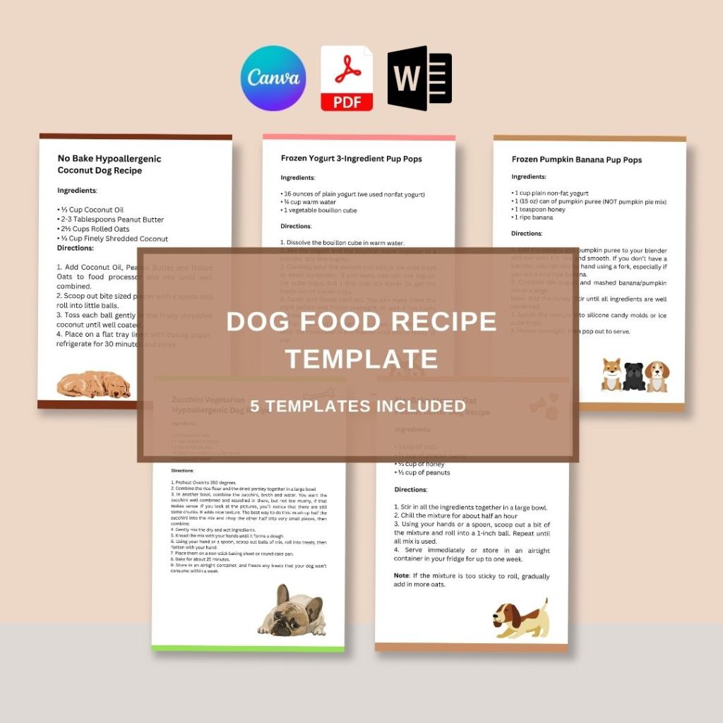 Dog Activity Sheets Template Printable PDF, Word, Excel