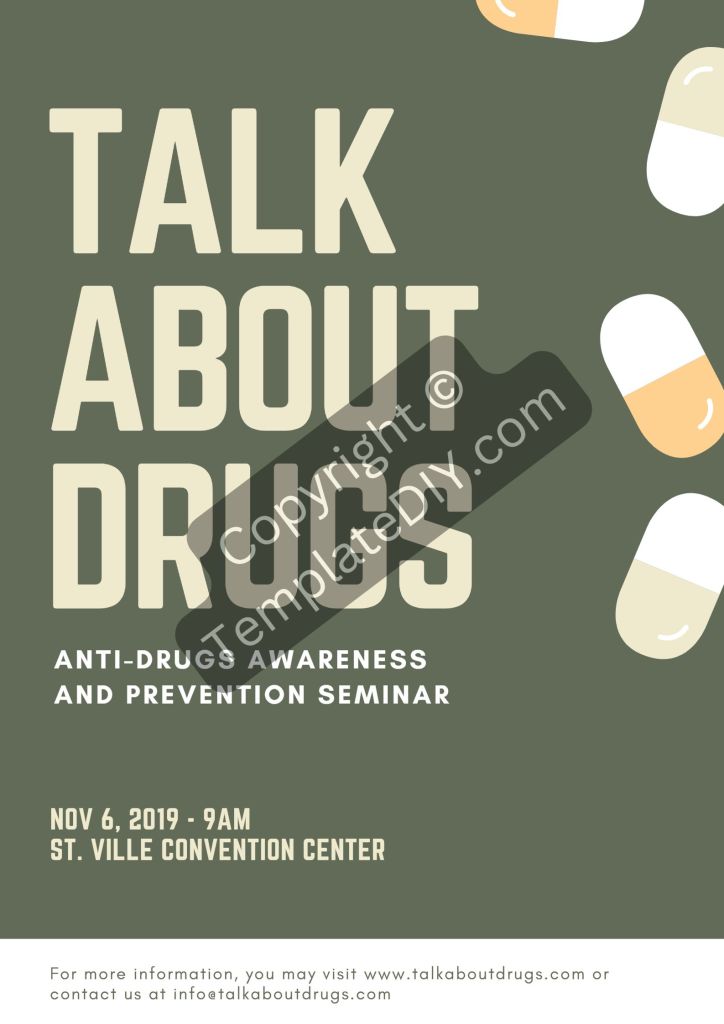 Drug Pamphlet Template Printable PDF, Word [Editable]