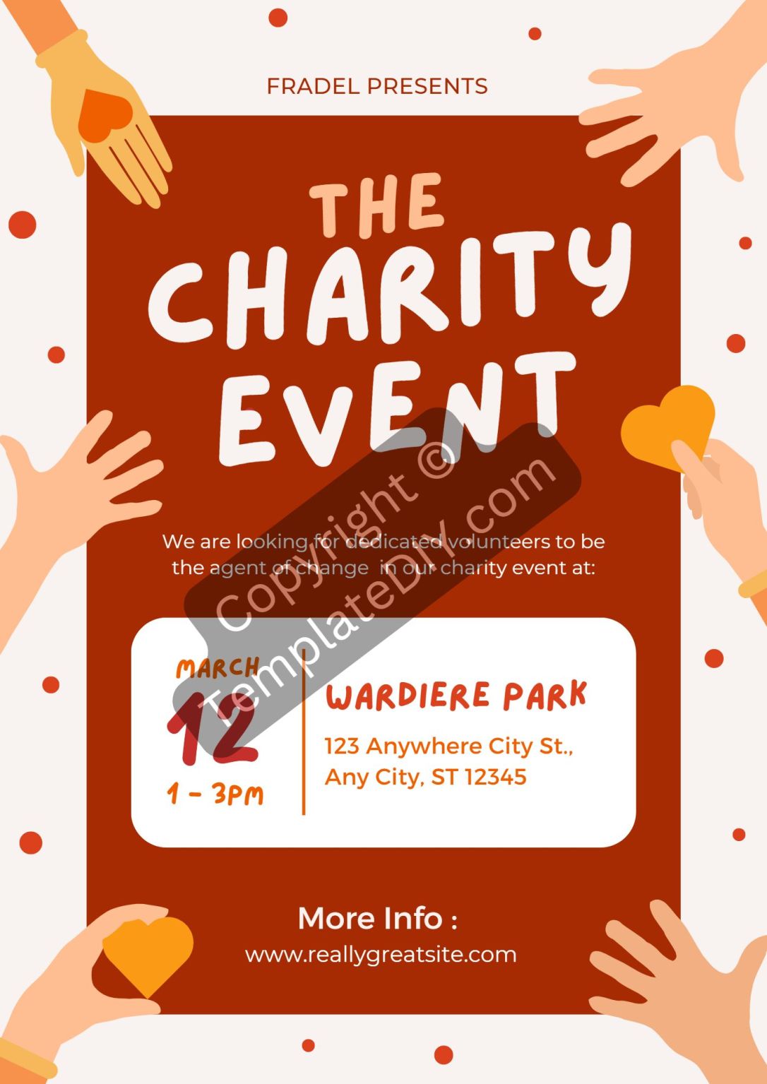 Event Pamphlet Template Printable PDF, Word [Editable]