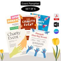 Event Pamphlet Template Printable PDF, Word [Editable]