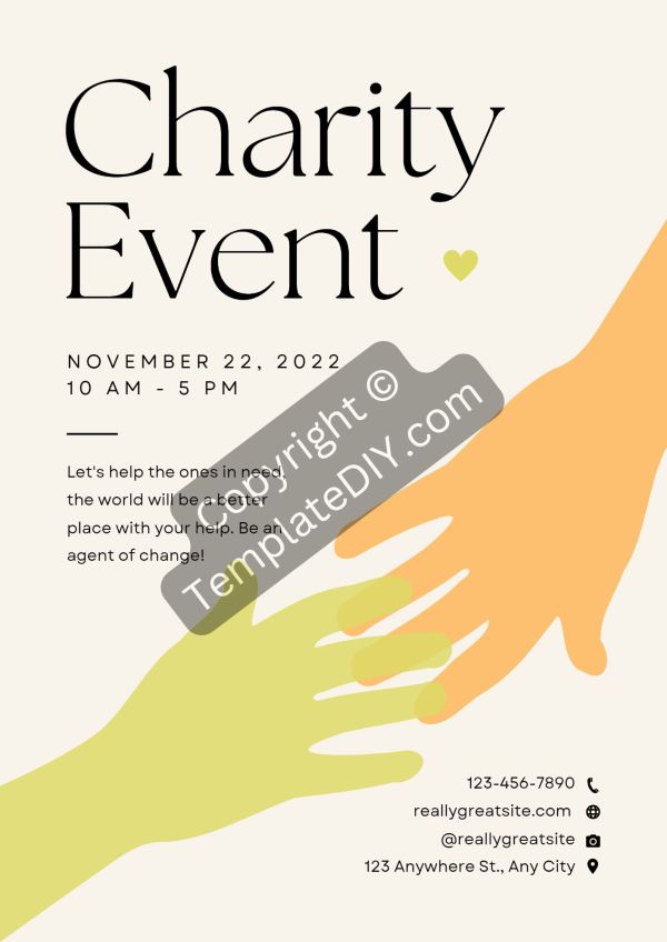 Event Pamphlet Template Printable PDF, Word [Editable]