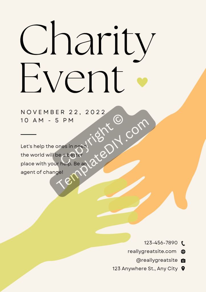 Event Pamphlet Template Printable PDF, Word [Editable]