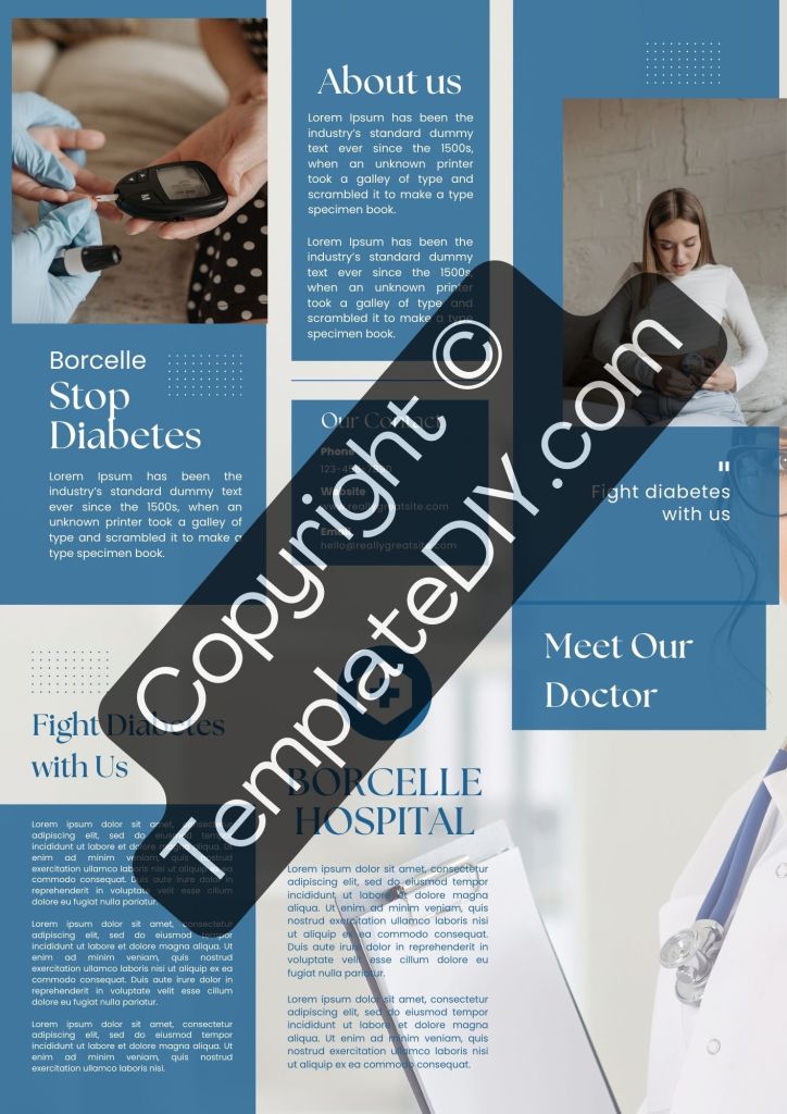 Medical Pamphlet Template Printable PDF, Word [Editable]