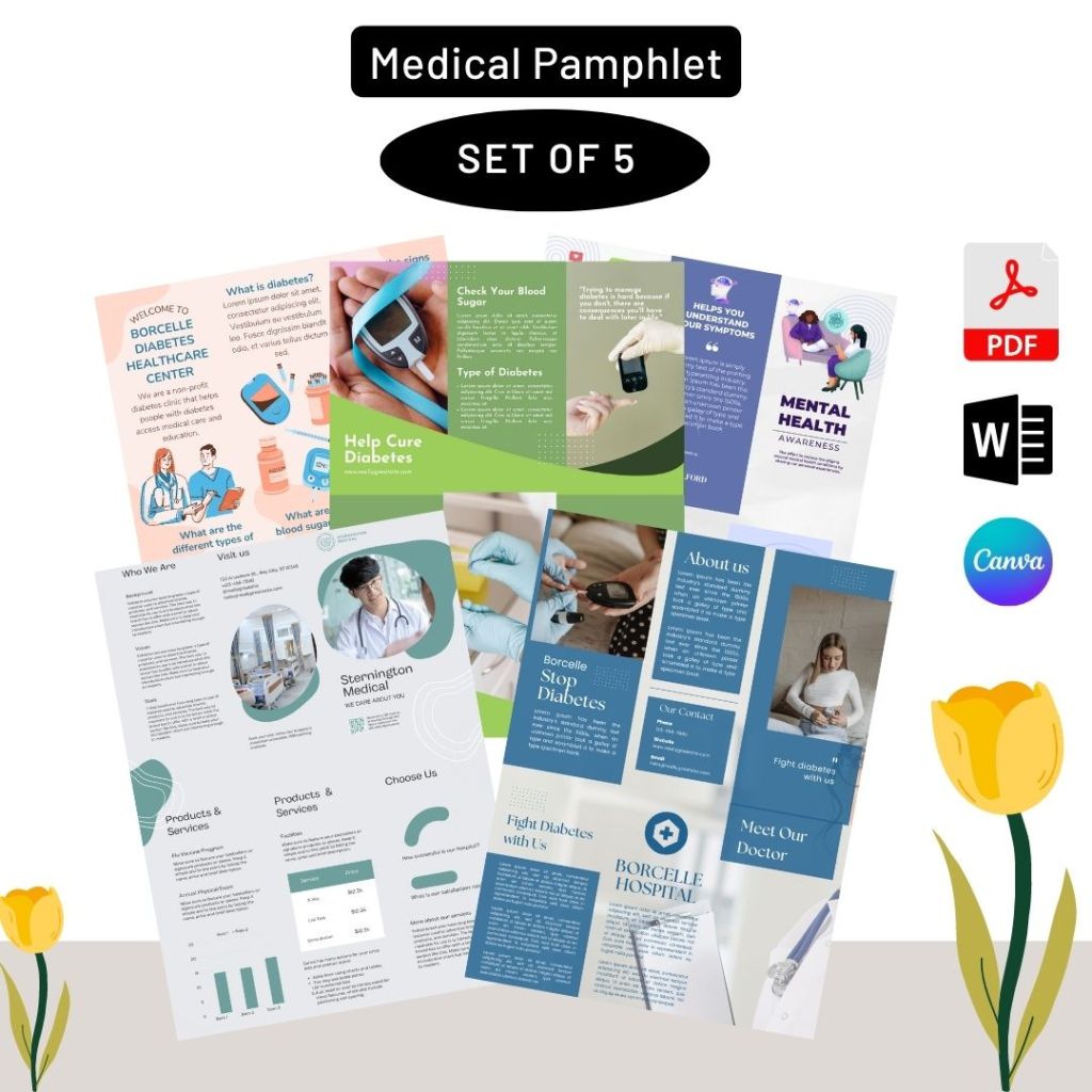 Event Pamphlet Template Printable PDF, Word [Editable]