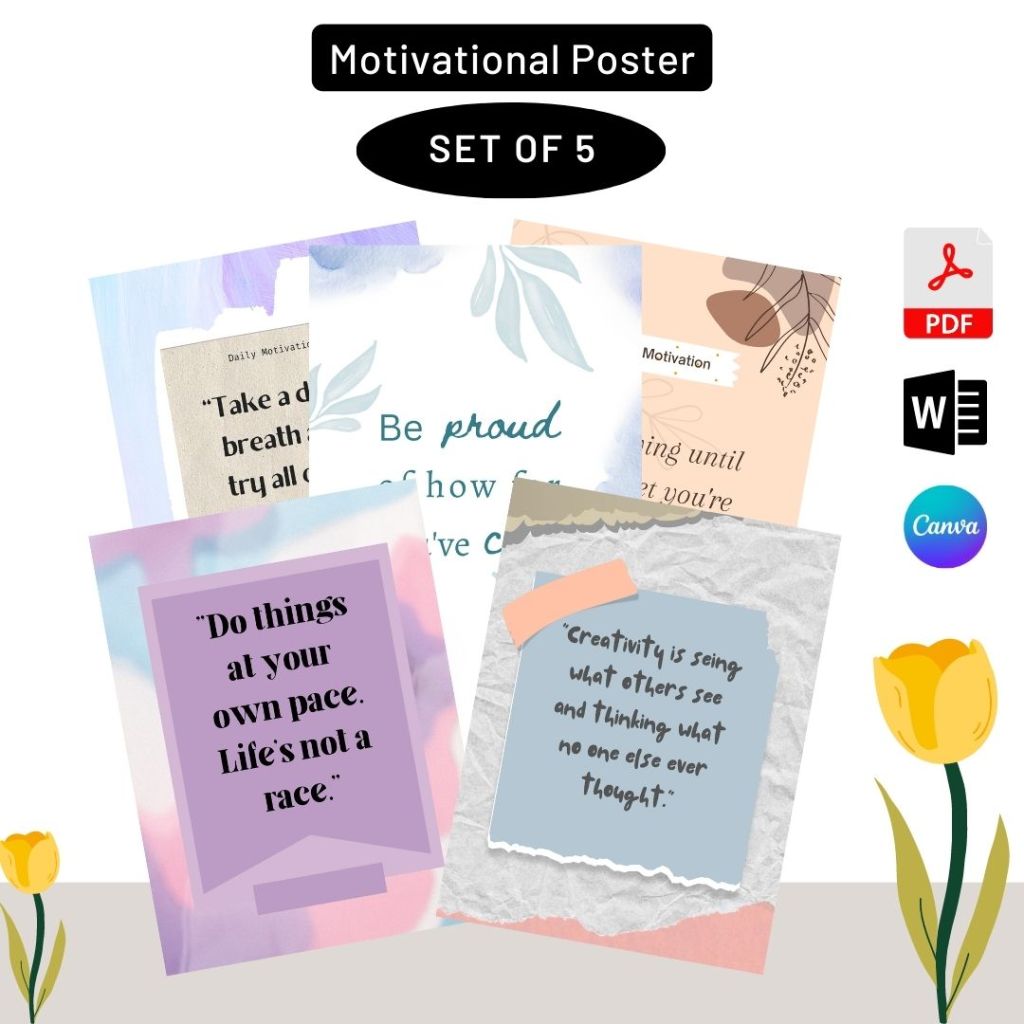 Inspirational Poster Template