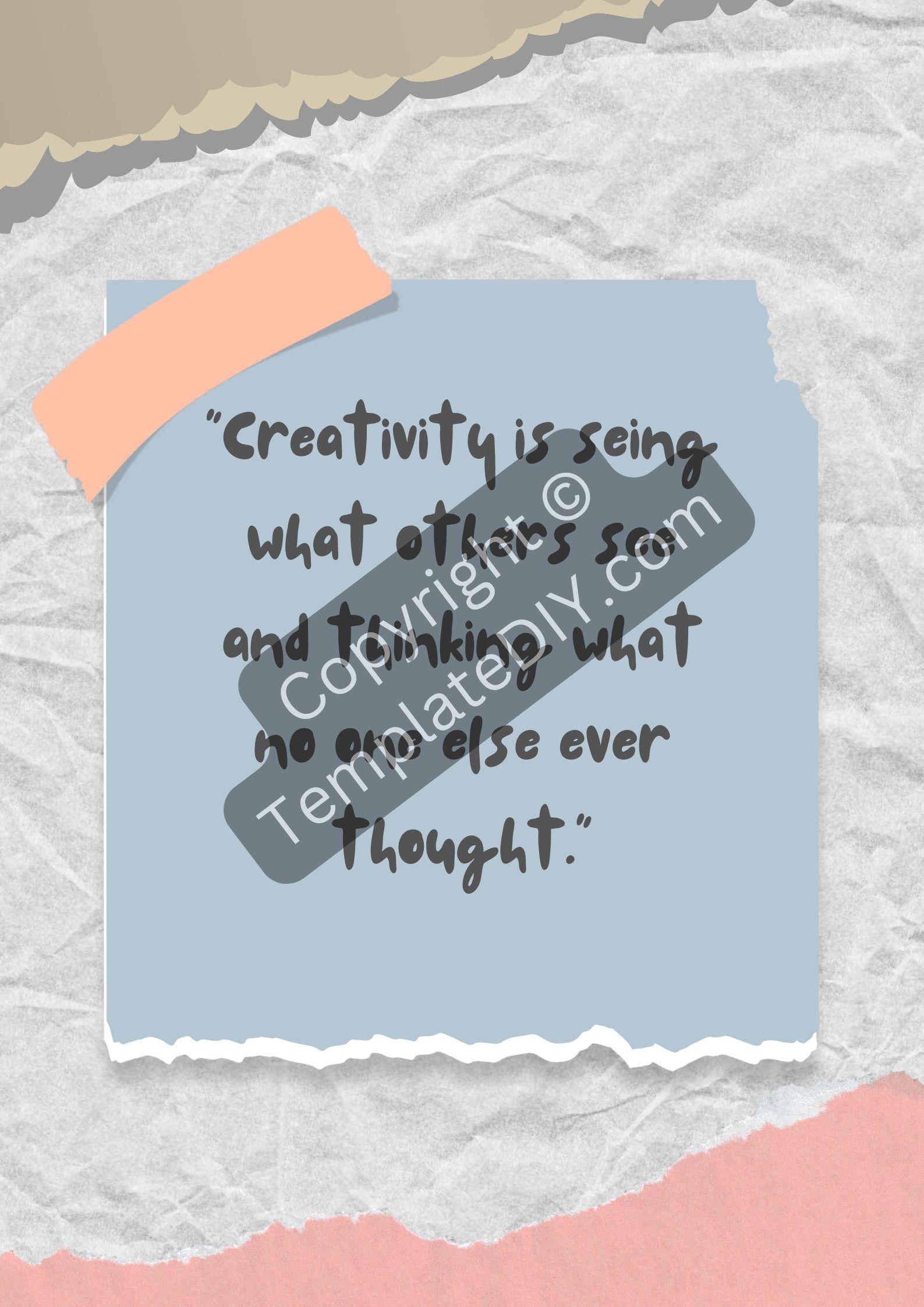 Inspirational Poster Template